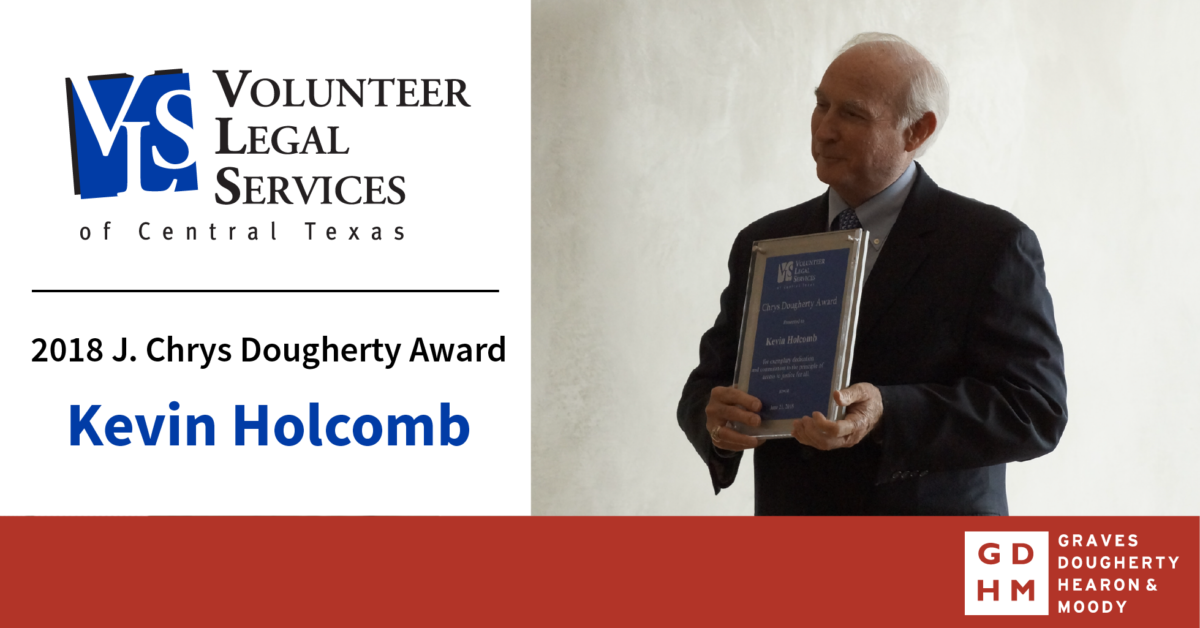 Kevin Holcomb receives J. Chrys Dougherty Award - Graves Dougherty ...