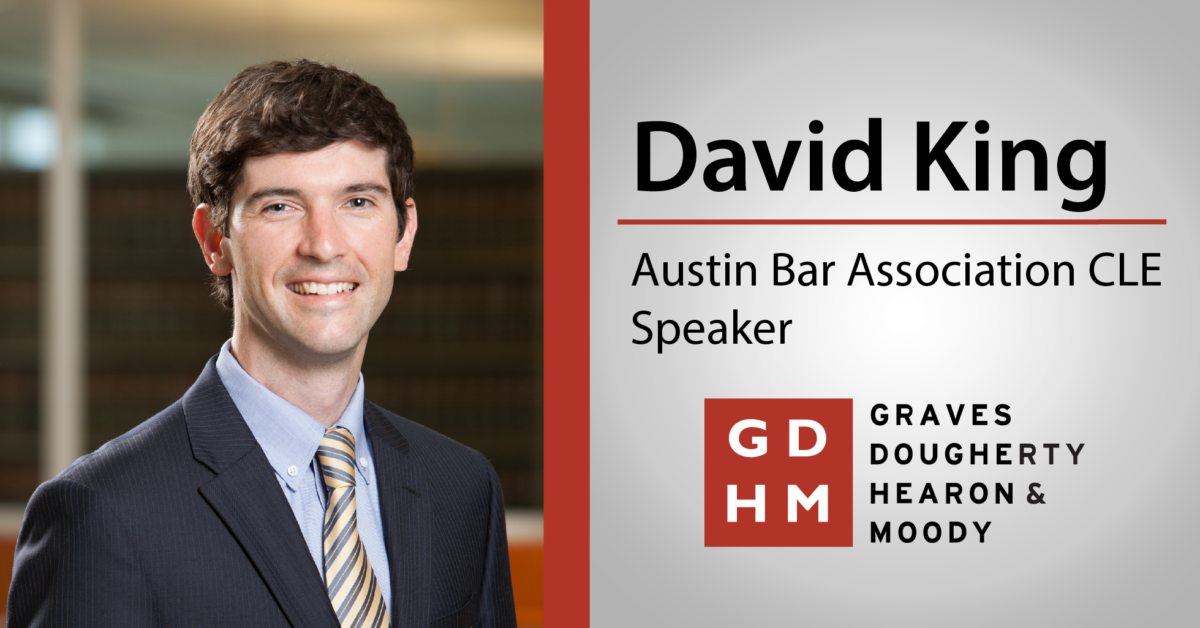 David King featured in Landlord-Tenant Issues & COVID-19 CLE - Graves ...